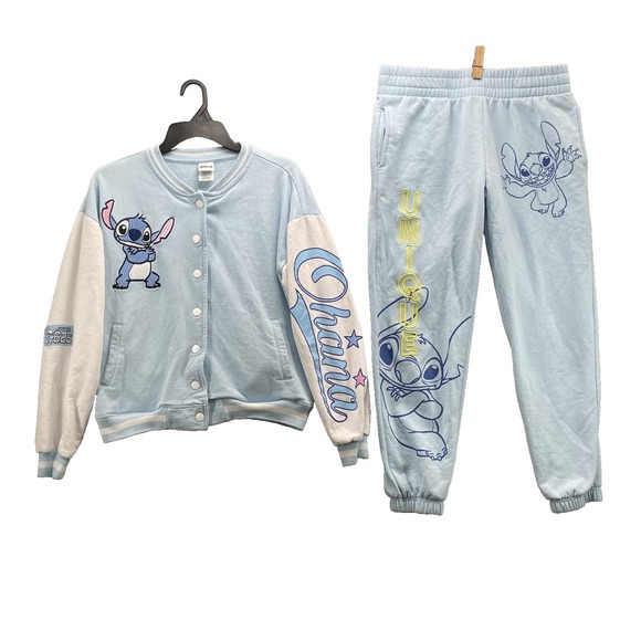 Disney | Pants & Jumpsuits | Disney Lilo Stitch Tracksuit Womens Ml ...